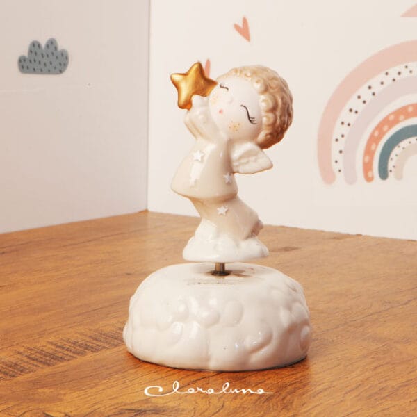 Bomboniera Prima Comunione e Cresima Claraluna Carillon con Angelo ...